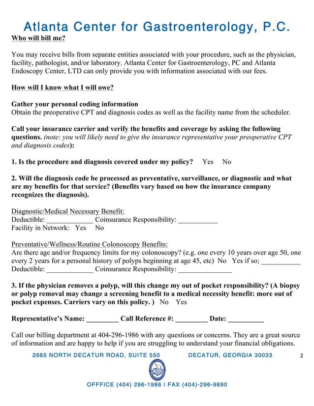 Screening Colonoscopy - What you need to know | PDF