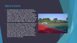 What You Need to Know about Tennis Court Surfaces | PPT