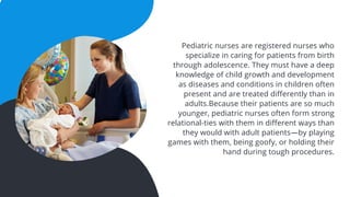 What you need to know before becoming a Pediatric Nurse | PPT