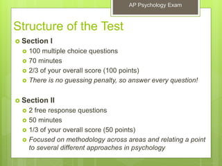 What you need to know about the AP Psych exam | PPTX