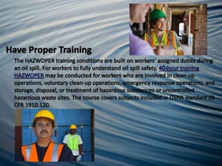 What You Should Know About HAZWOPER Standards for Oil Spills | PPTX