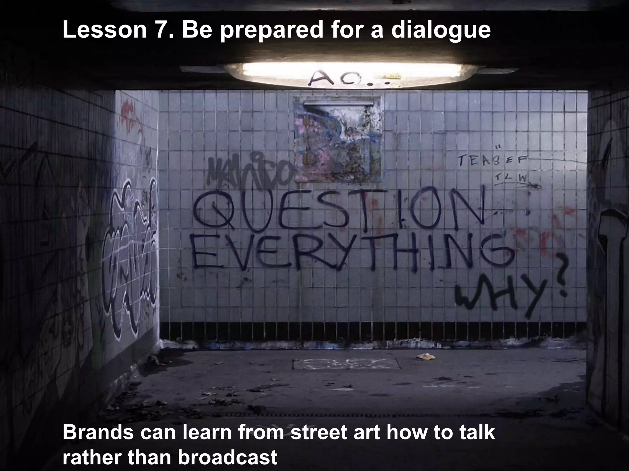 10 lessons youth brands can learn from street art | PPTX