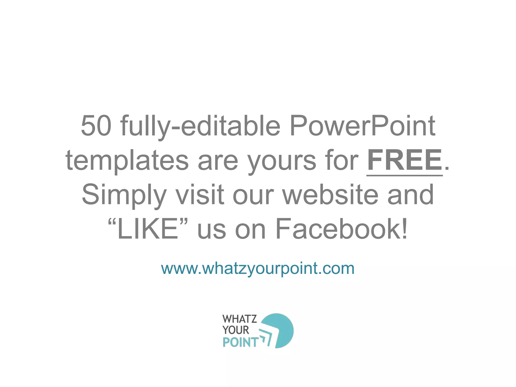 50 Fully Editable PowerPoint Templates | PDF