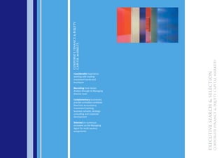 Walker Hamill Brochure | PPT