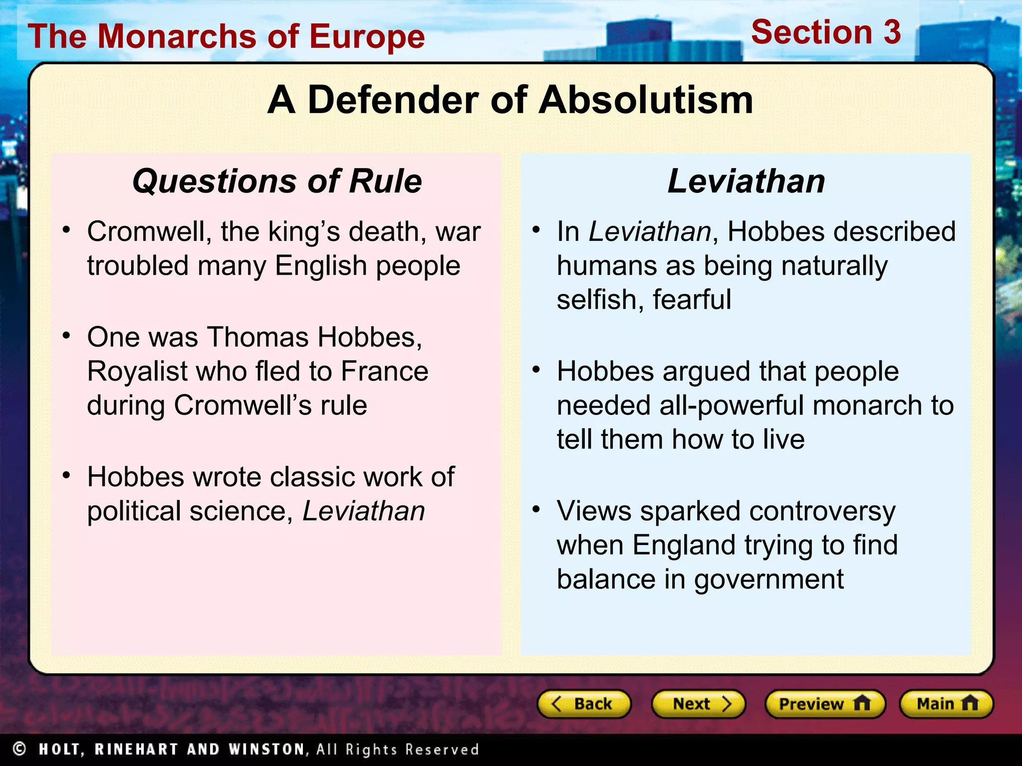 World History Ch. 18 Section 3 Notes | PPT