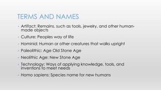 Human Origins in Africa | PPTX