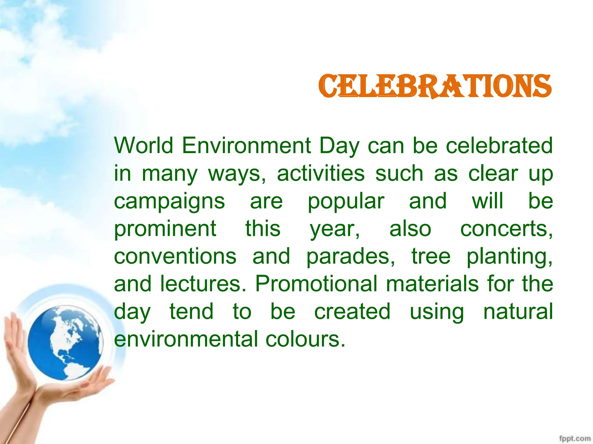 WORLD ENVIRONMENTAL DAY PRESENTATION DEEPANSHU | PPTX