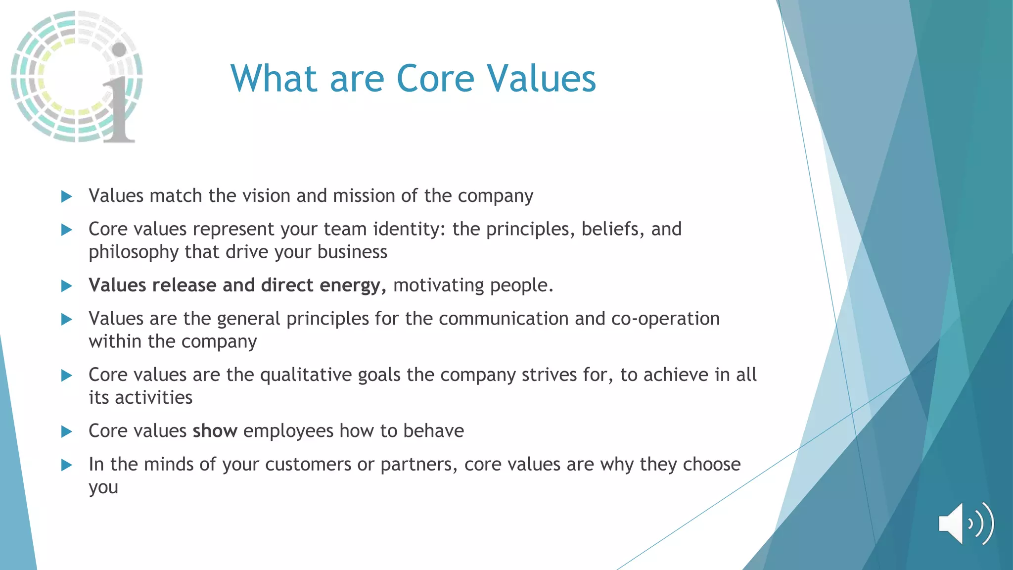 Defining Core Values for Success | PPTX