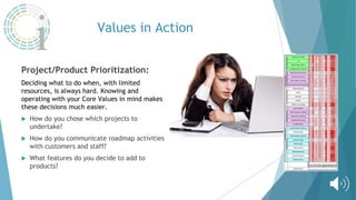 Defining Core Values for Success | PPTX