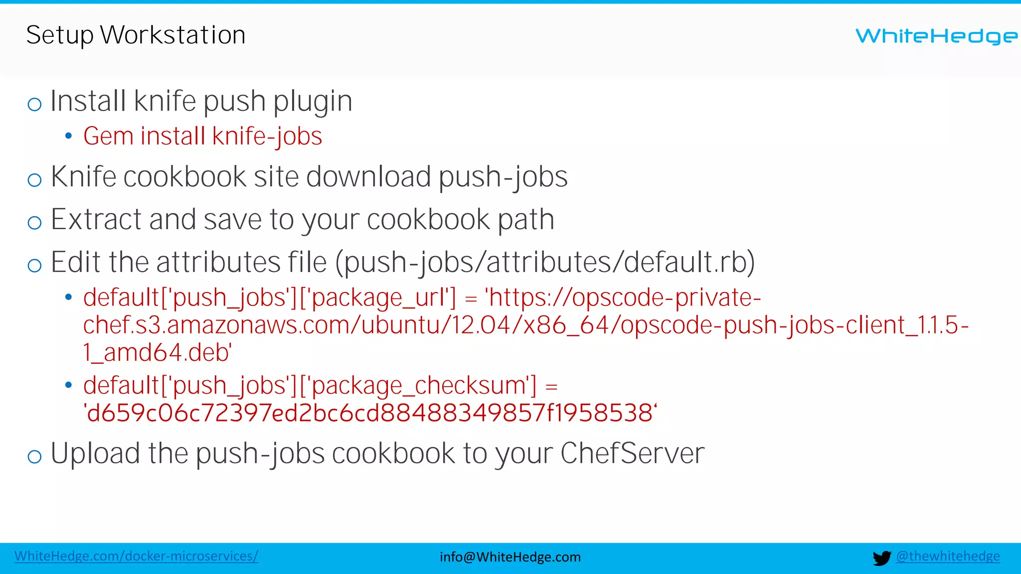 Effective DevOps by using Docker and Chef together ! | PPT