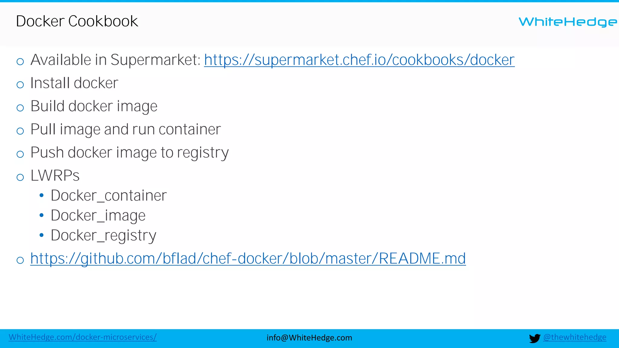 Effective DevOps by using Docker and Chef together ! | PPT