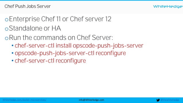 Effective DevOps by using Docker and Chef together ! | PPT
