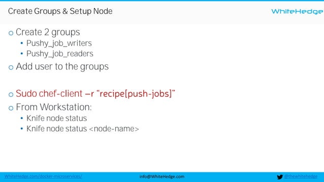 Effective DevOps by using Docker and Chef together ! | PPT