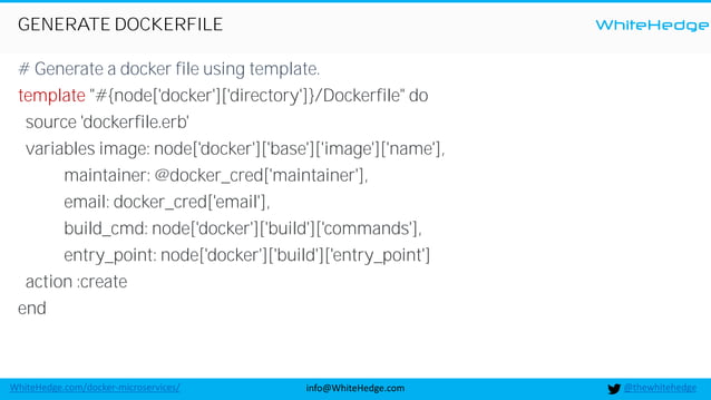 Effective DevOps by using Docker and Chef together ! | PPT