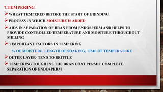 WHEAT-MILLING TECHNOLOGY AND WHEAT PROCESSED PRODUCTS | PPTX