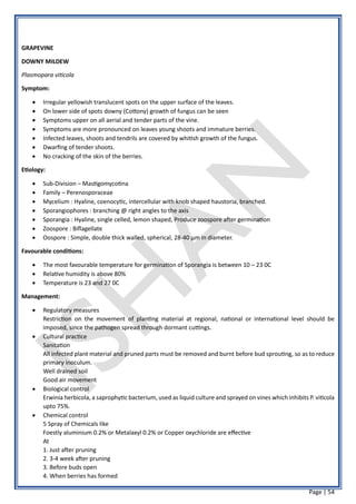 disease of field and horticultural crops and their management-II | PDF