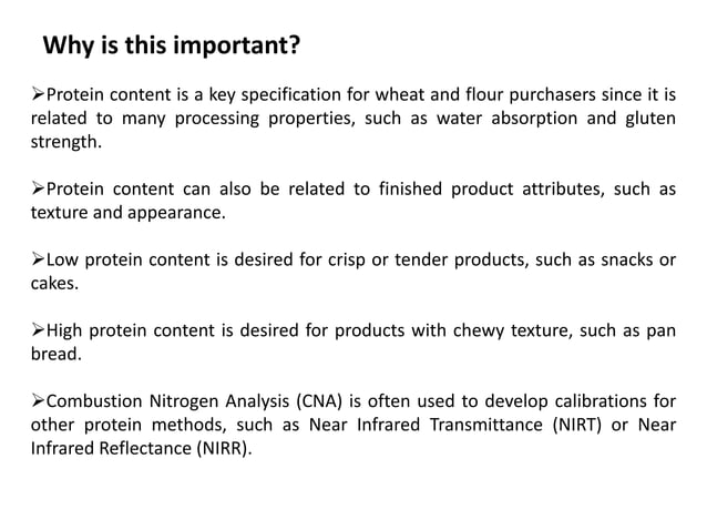 Wheat analysis | PPTX | Nutrition | Healthy Living