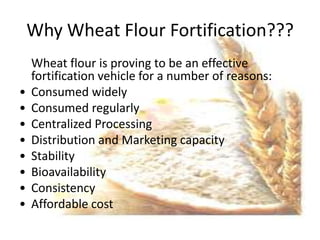 Wheat fortification in ahmedabad | PPTX