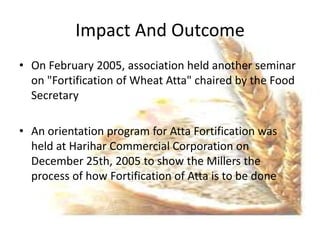 Wheat fortification in ahmedabad | PPTX
