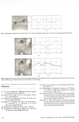 Wheat gluten analysis by afm (acta microscopica) | PDF