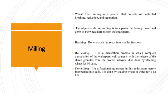 Wheat milling | PPTX