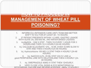 Wheat pills poisoning by dr sarfraz.abs.gujrat. | PPTX