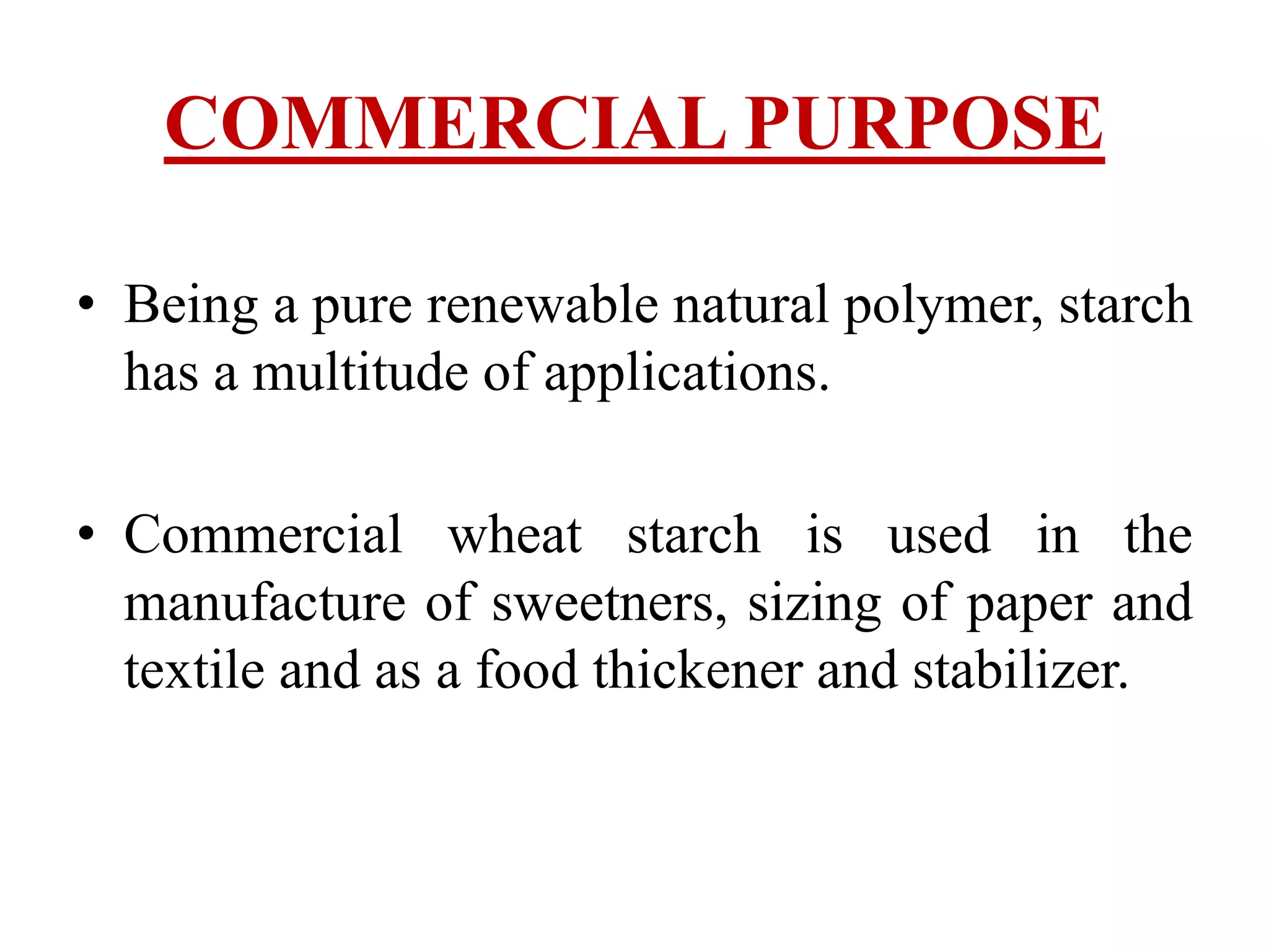 Wheat starch kumbam mahesh | PPTX
