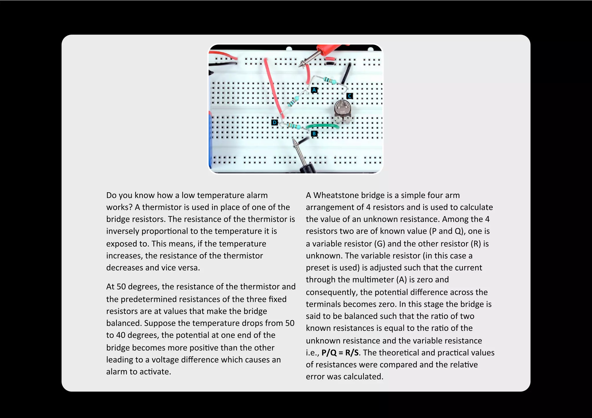 Physics Investigatory Project on Wheatstone Bridge. | PDF