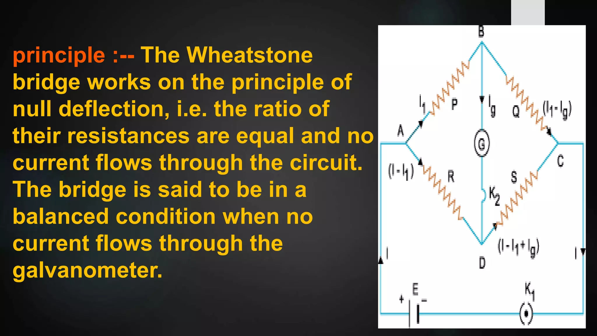 Wheatstone bridge | PPTX