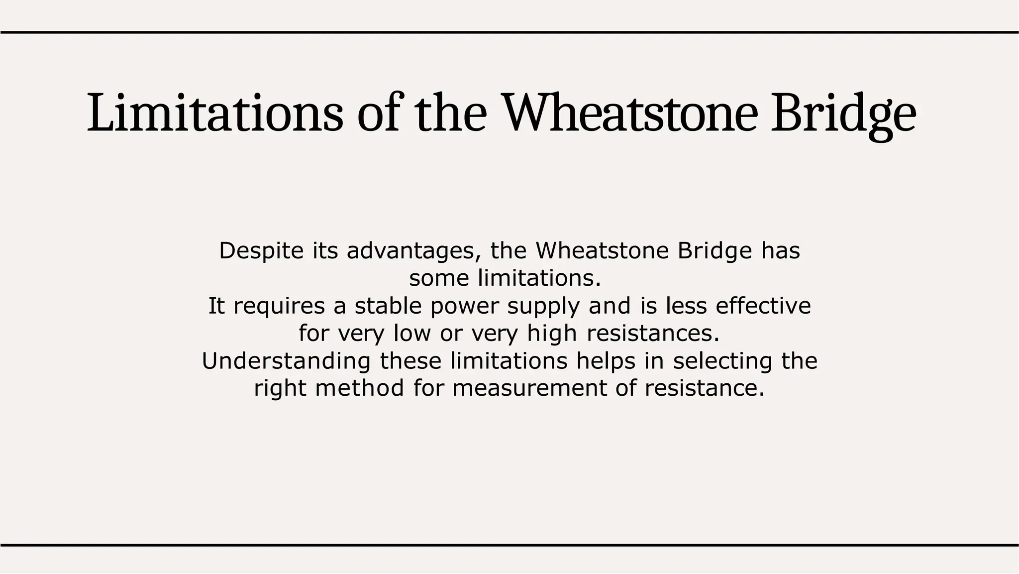 Wheatstone Bridge CLASS 12 Physics PPT | PPTX