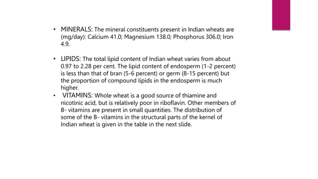 Wheat structure and composition nn_053717.pptx | Nutrition | Healthy Living