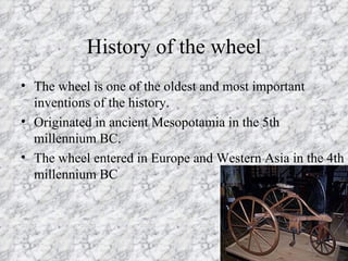 Wheel History by Jabo | PPT