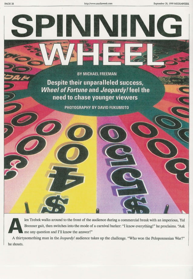 Behind-the-Scenes of "Jeopardy!" & "Wheel of Fortune" feature piece ...