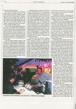 Behind-the-Scenes of "Jeopardy!" & "Wheel of Fortune" feature piece ...