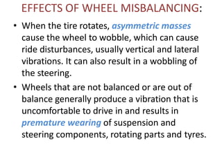 Computerized wheel alignment and balancing PPT.pptx