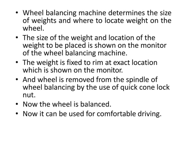 Computerized wheel alignment and balancing PPT.pptx | Auto Repair ...