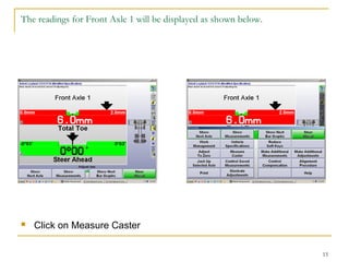 Wheel alignment sop hunter | PPT