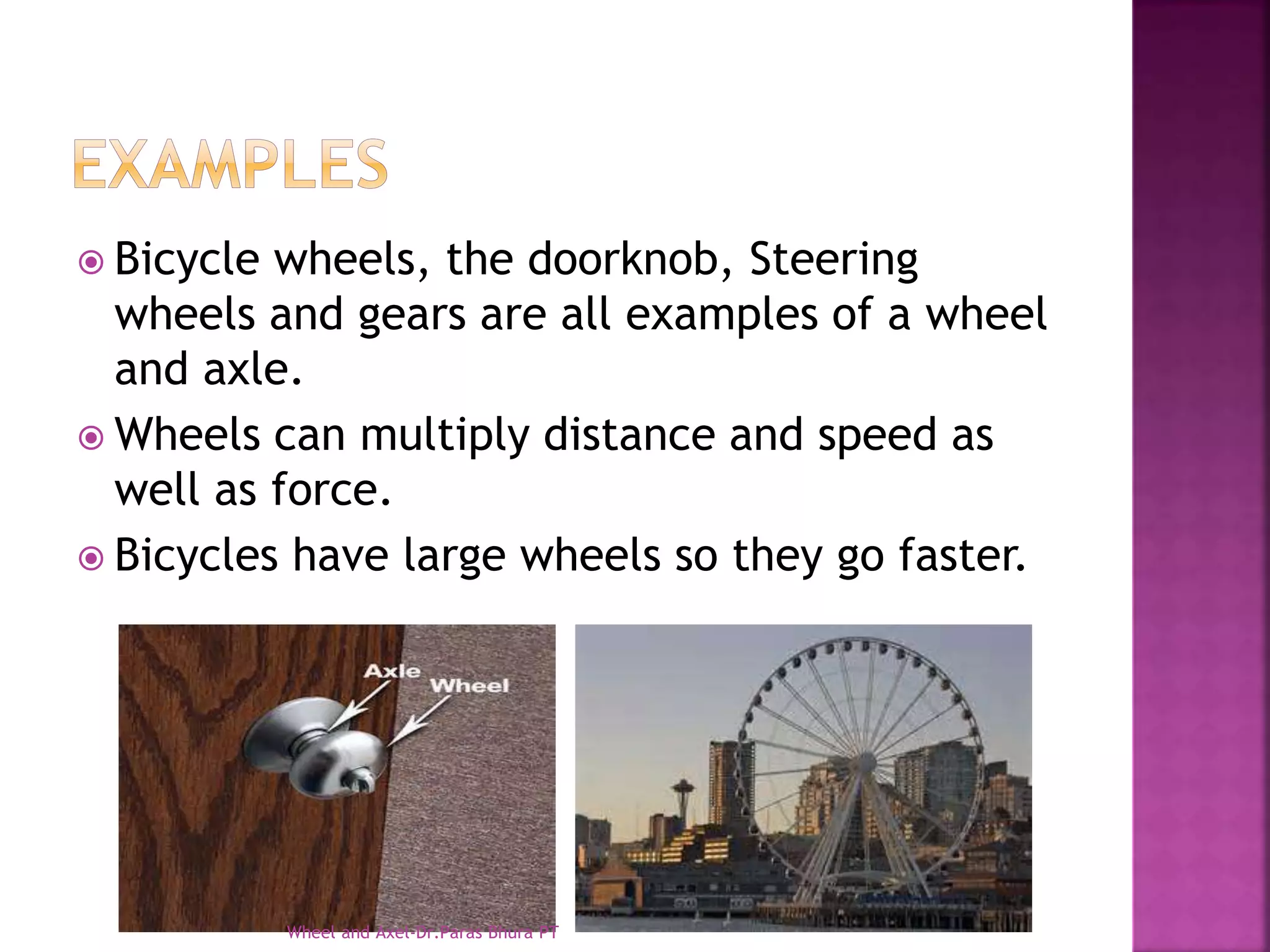 Wheel and axle | PPTX