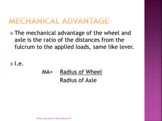 Wheel and axle | PPTX
