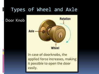 Wheel and axle | PPTX