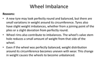 Wheel balancing for cars | PDF