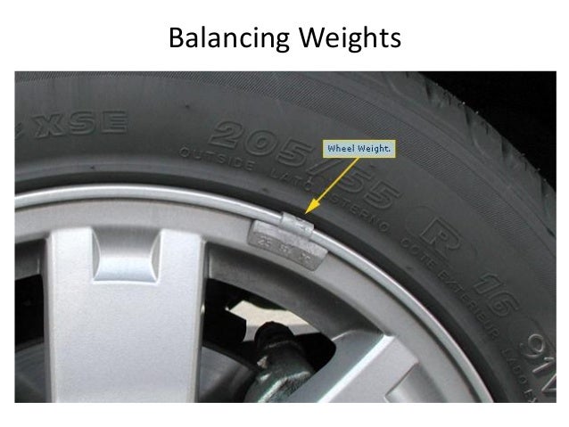 Wheel balancing for cars
