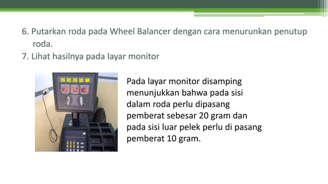 Wheel balancing | PPTX