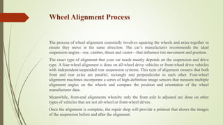 Wheel balancing and the performance of your car | PPTX