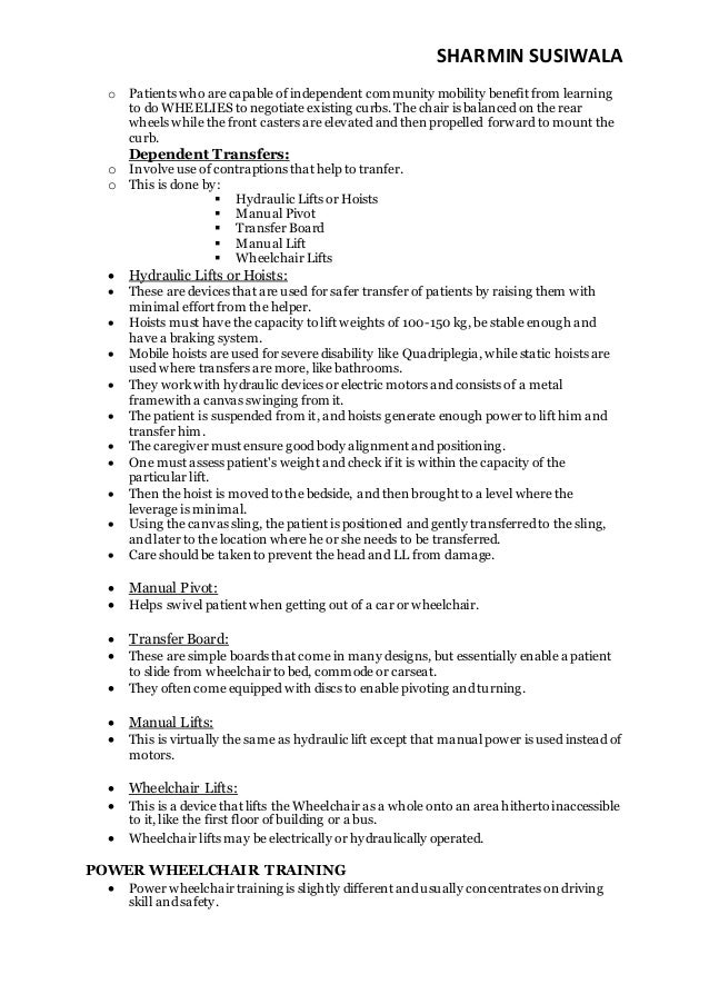 Wheelchair Prescription