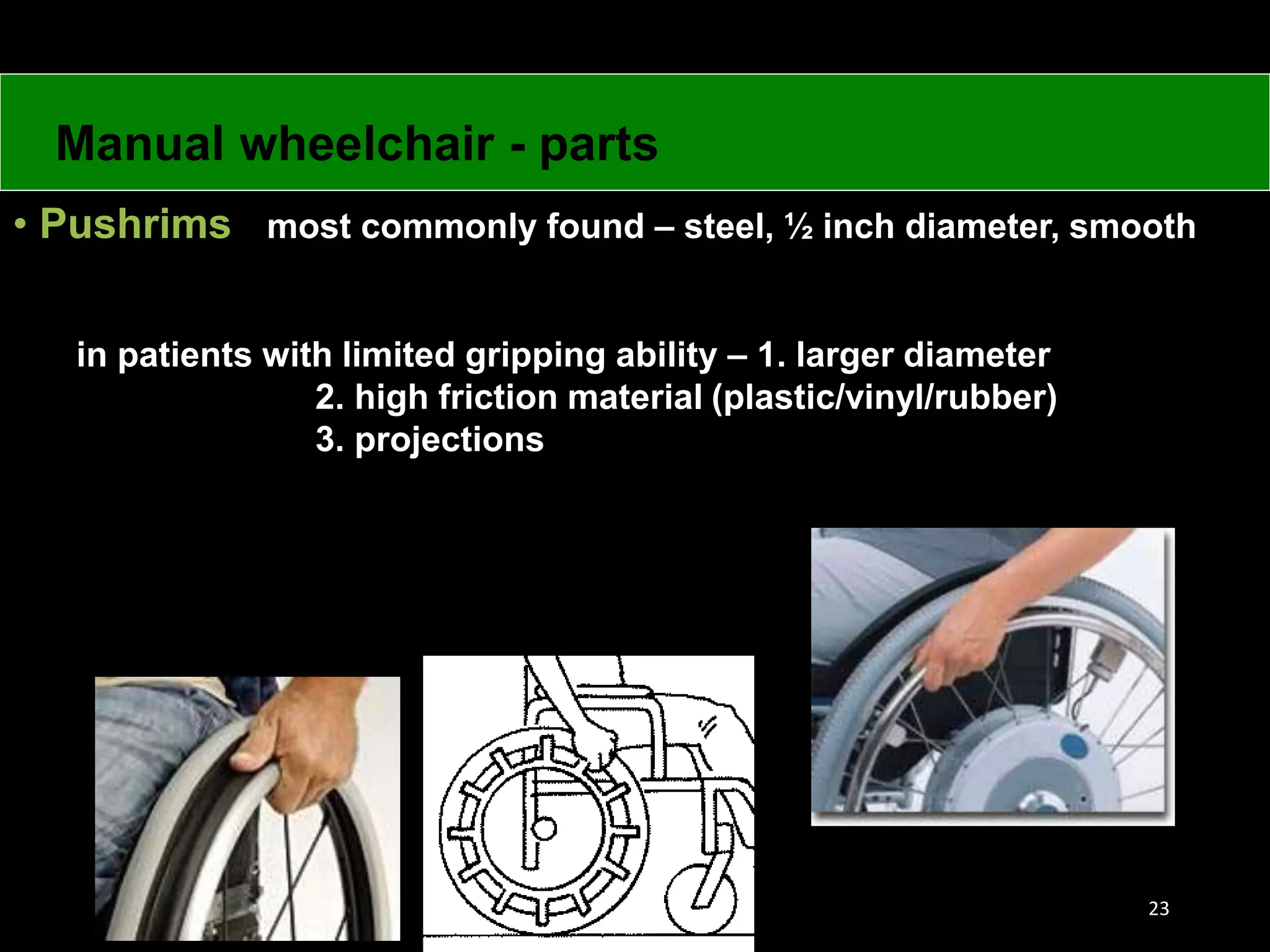 Wheelchairs in rehabilitation | PPTX