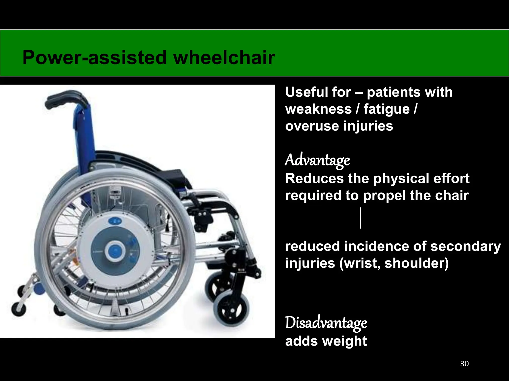 Wheelchairs in rehabilitation | PPTX