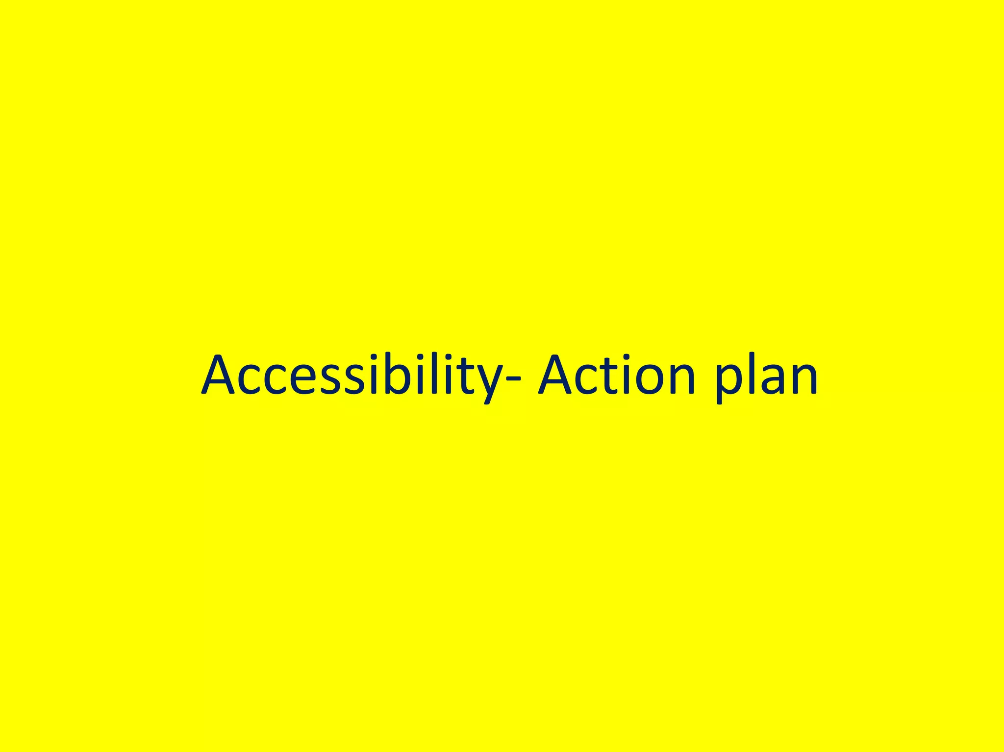 Wheelchair accessibility-action-plan | PDF