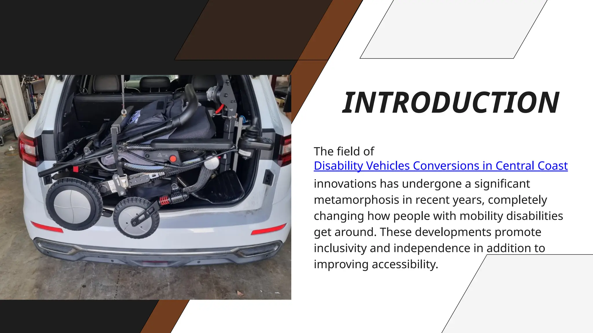 Wheelchair-accessible vehicle advancements transforming in transportation | PPTX