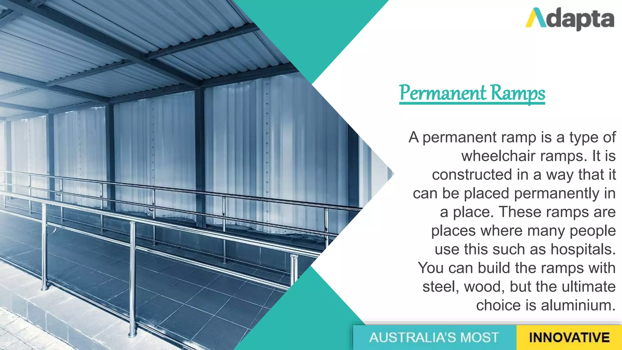 Wheelchair Ramps: 3 Types to Look Into | PPTX